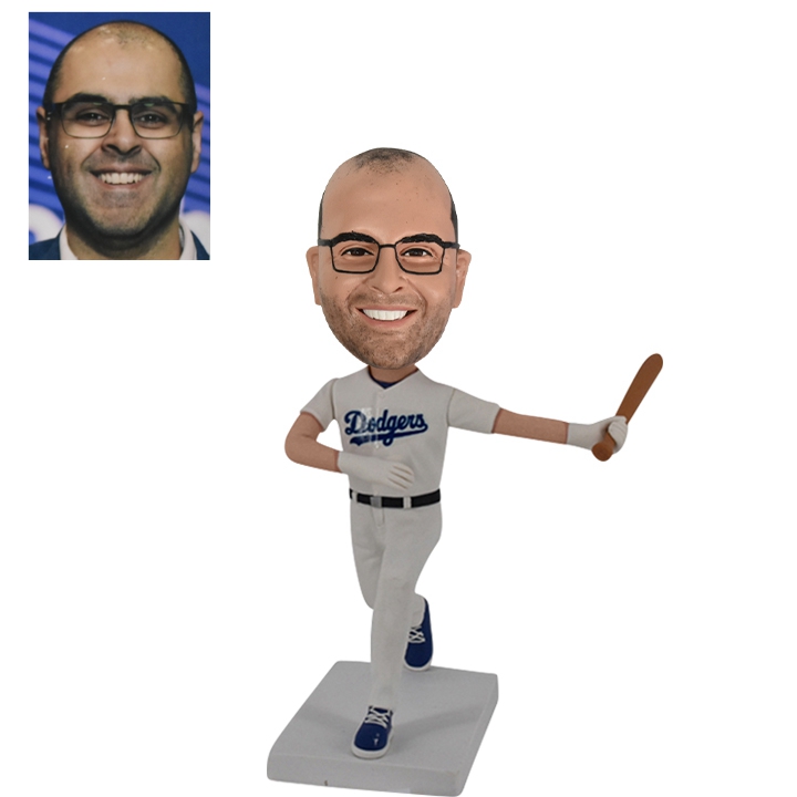 Baseball bobblehead Custom Los Angeles DodgersCustom Bobbleheads ...