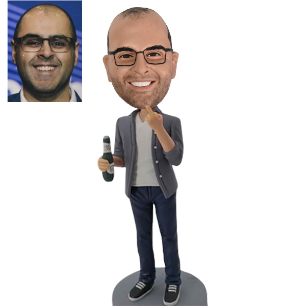 Bobblehead doll personalized with middle fingerCustom Bobbleheads ...