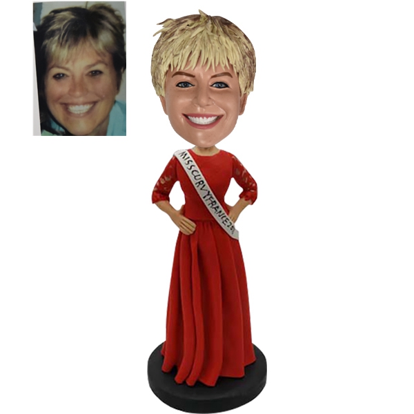 Custom MISS USA Bobbleheads gift for girlfriendCustom Bobbleheads ...