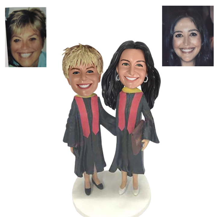 Personalized Bobbleheads For Graduation Gift, Custom College Student ...