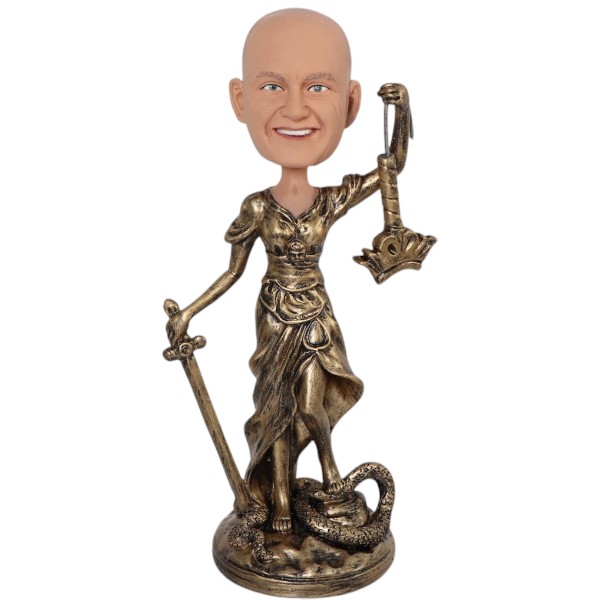 Custom Bobble Head with Lady Justice BodyCustom Bobbleheads ...